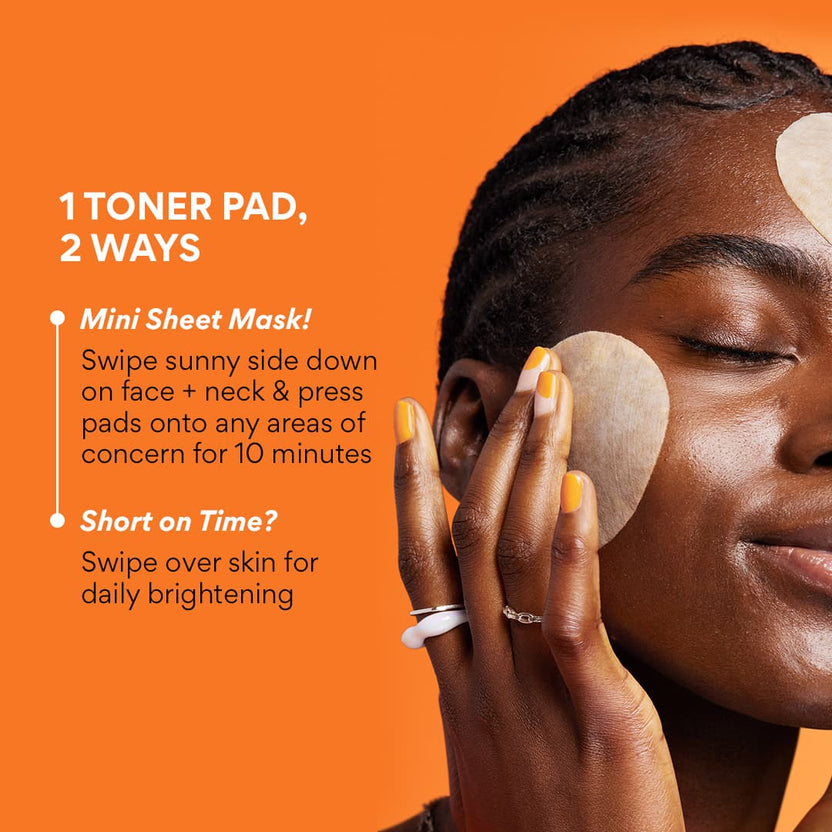Green Tea Vitamin C Brightening Toner Pads | innisfree