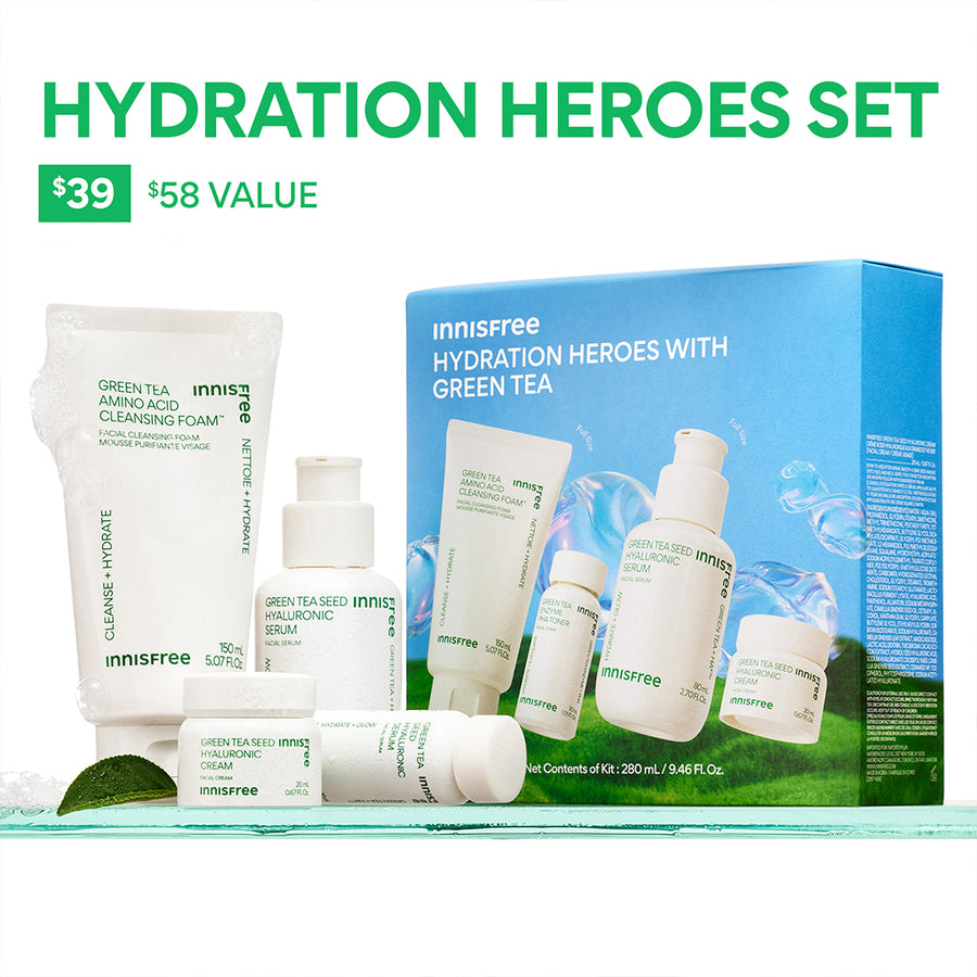 Hydration Heroes with Green Tea | innisfree