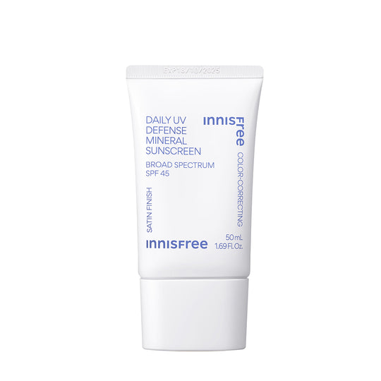 Daily UV Defense Mineral Sunscreen SPF 45 with Color Correction | innisfree